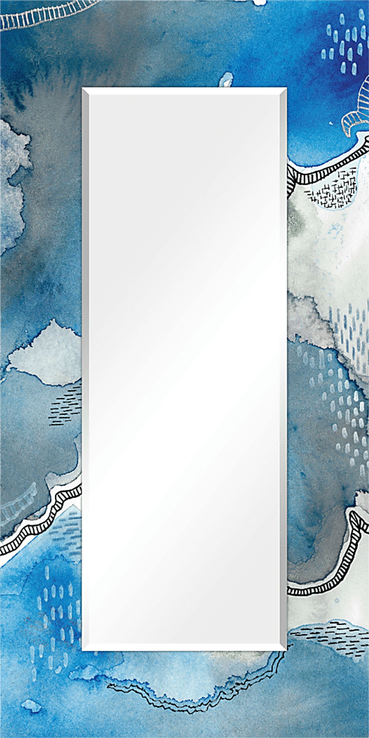 Sorele Light Blue Mirror | Rooms to Go