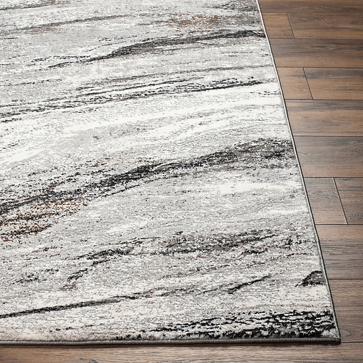 Sotihi Black,Charcoal,Ivory,Light Gray Beige,Black,Gray Rugs | Rooms to Go