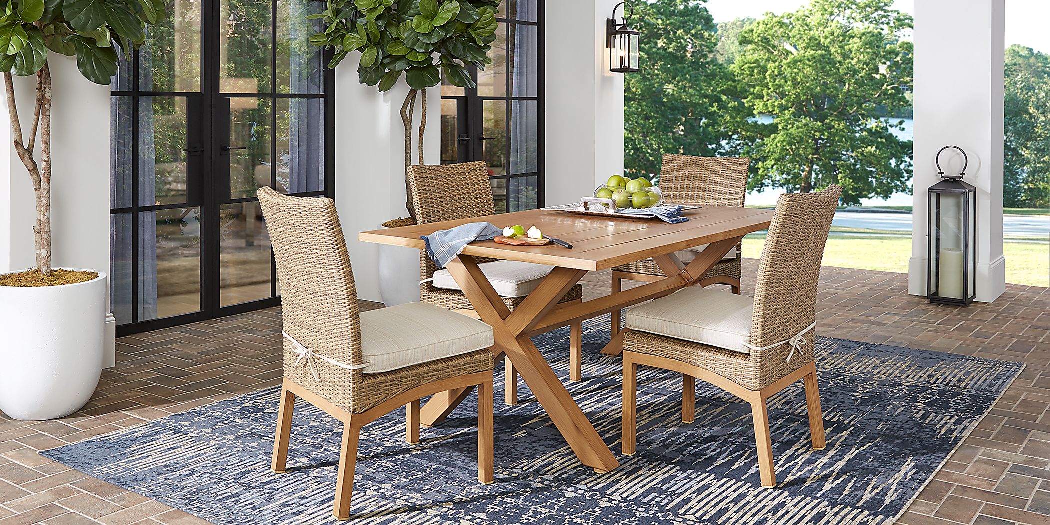 Southport Tan Outdoor Dining Table - Rooms To Go