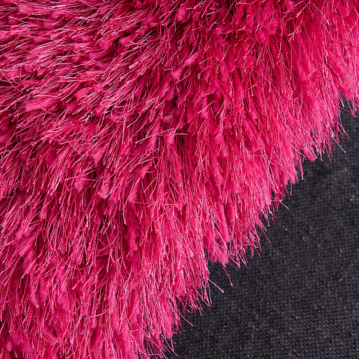 Sparkle Shag Hot Pink Rug | Rooms to Go
