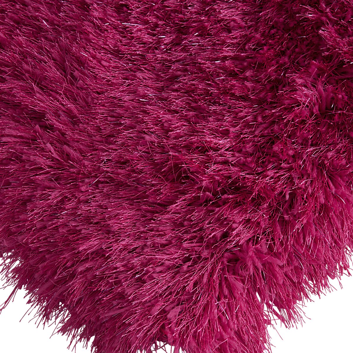 Sparkle Shag Hot Pink 4' x 6' Rug - Rooms To Go