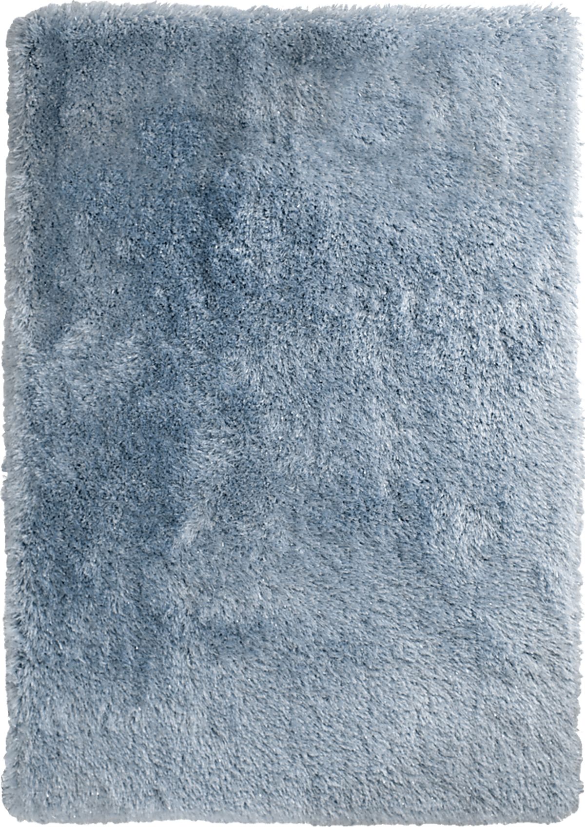 Sparkle Shag Hydra Blue Rug | Rooms to Go