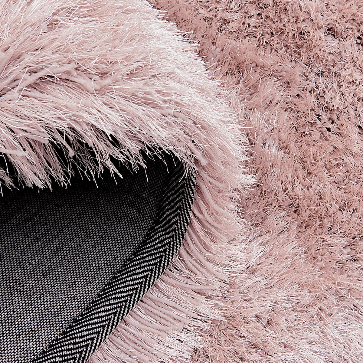 Sparkle Shag Pink Rug | Rooms to Go