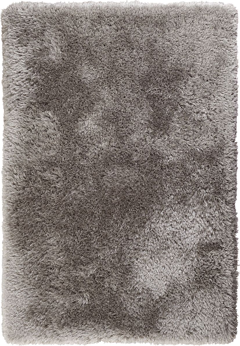 Sparkle Shag Platinum Beige Rug - Rooms To Go