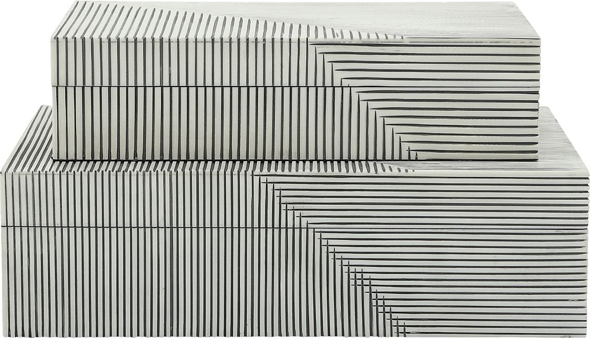 Spenseth White Colors,White Decorative Box - Rooms To Go