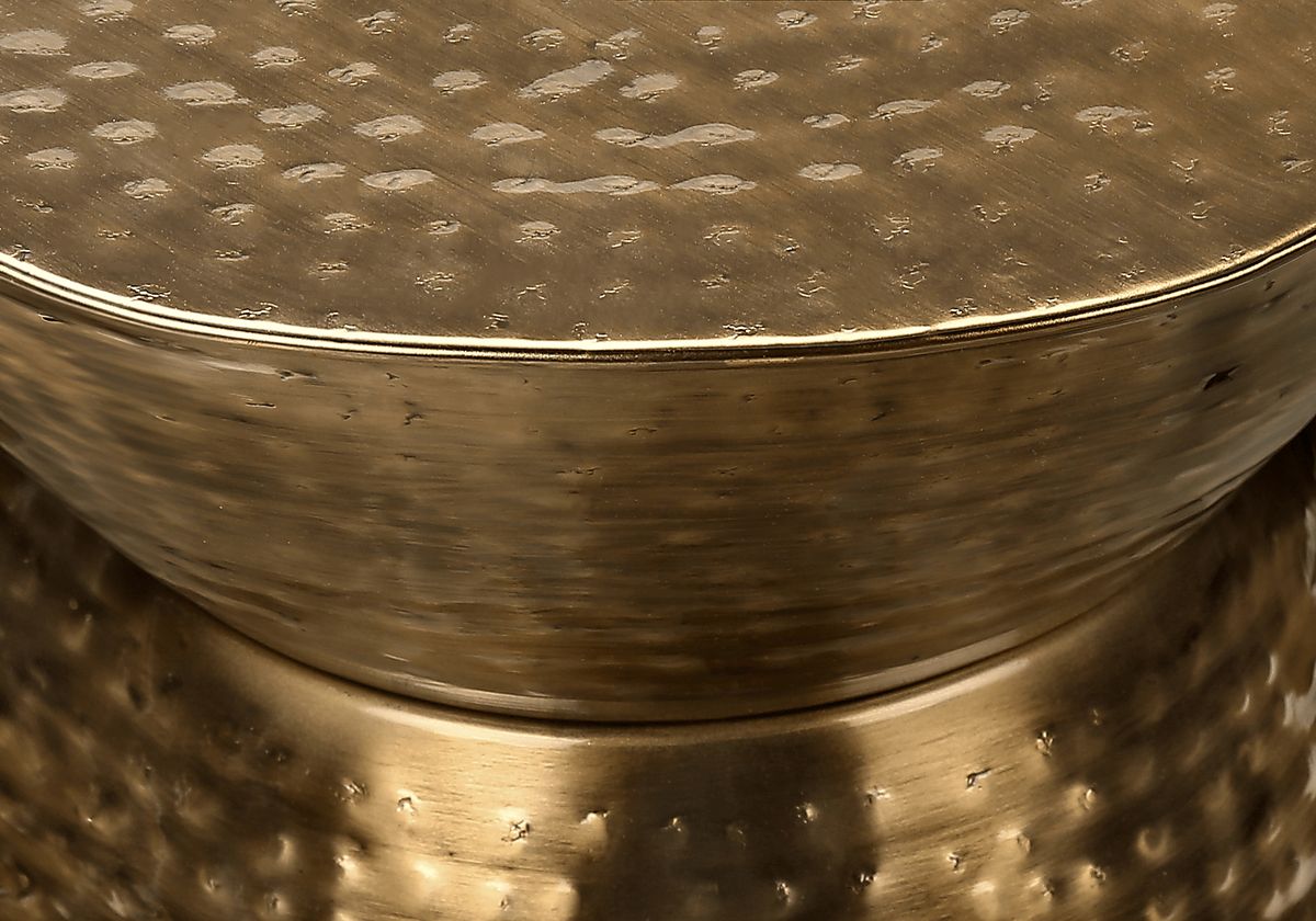 Sperra Copper Metal Accent Table | Rooms to Go