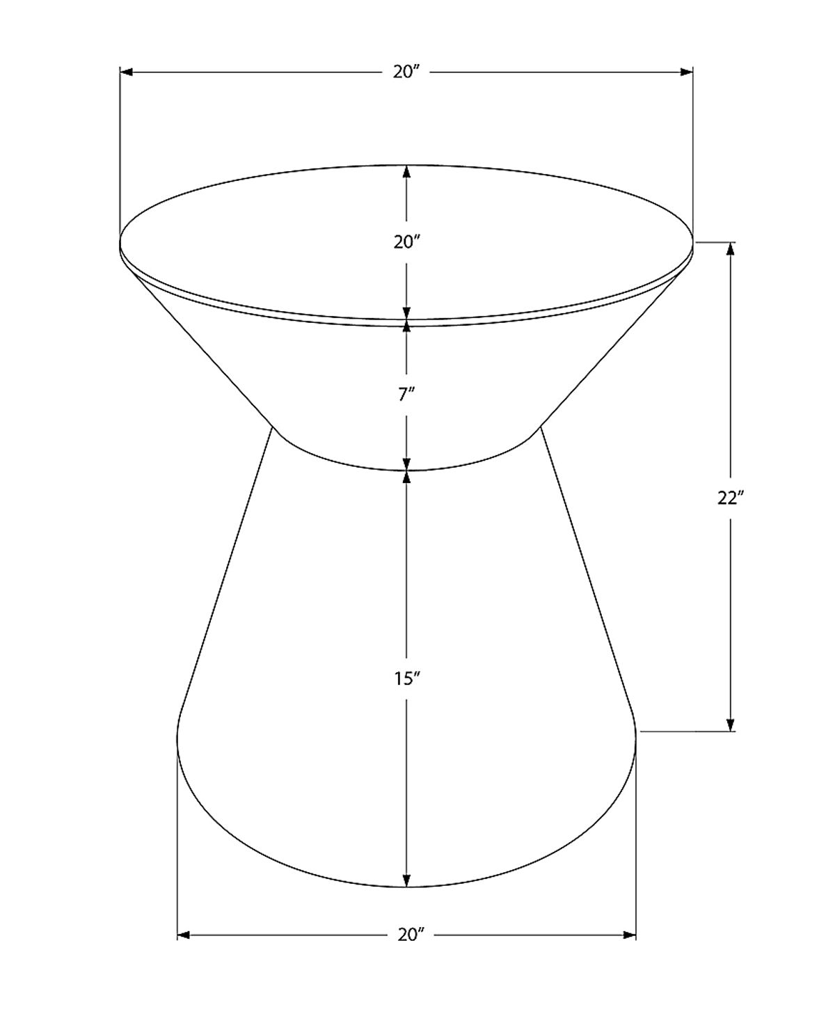 Sperra Copper Metal Accent Table | Rooms to Go