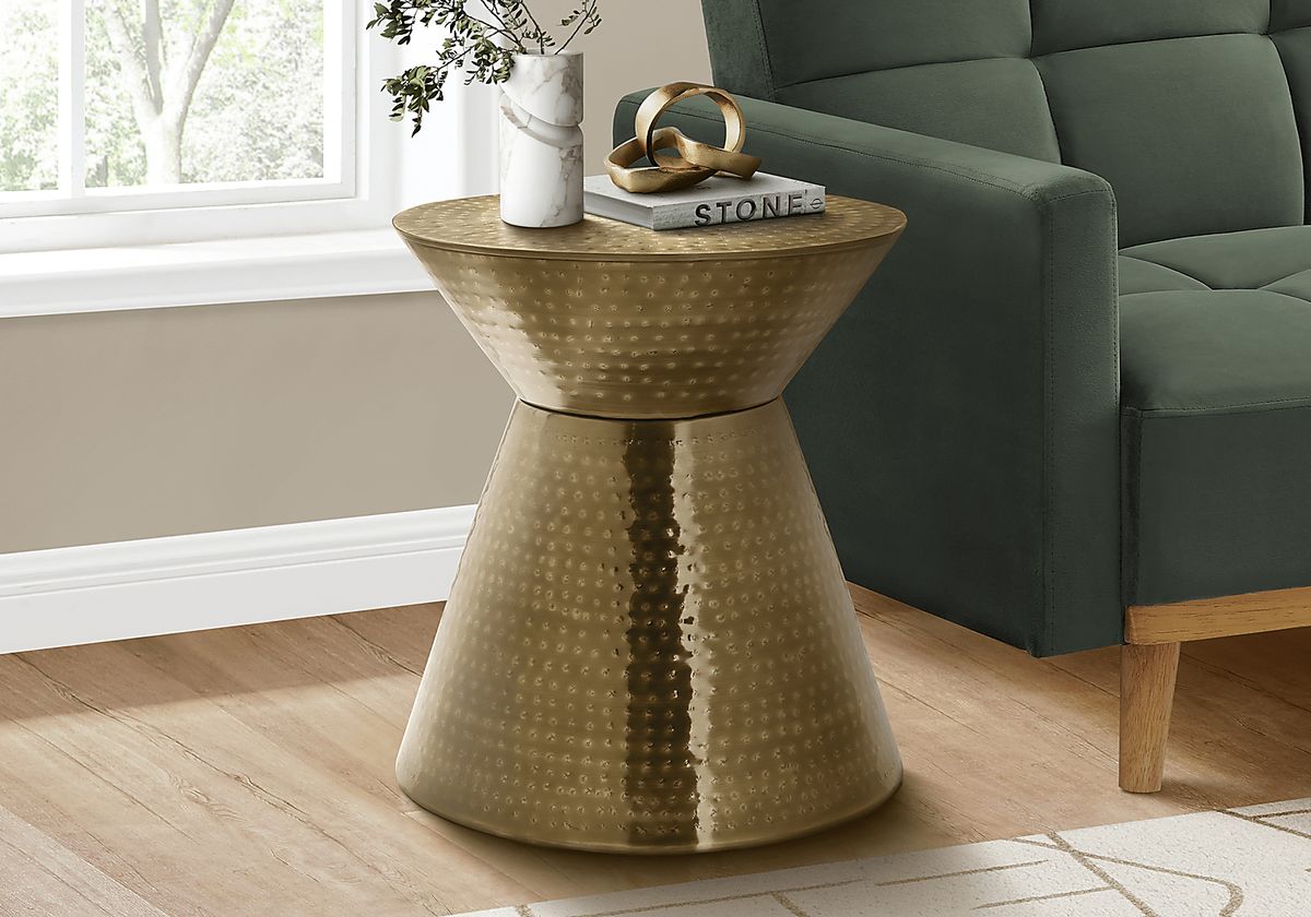 Sperra Gold Colors,Metal Accent Table | Rooms to Go