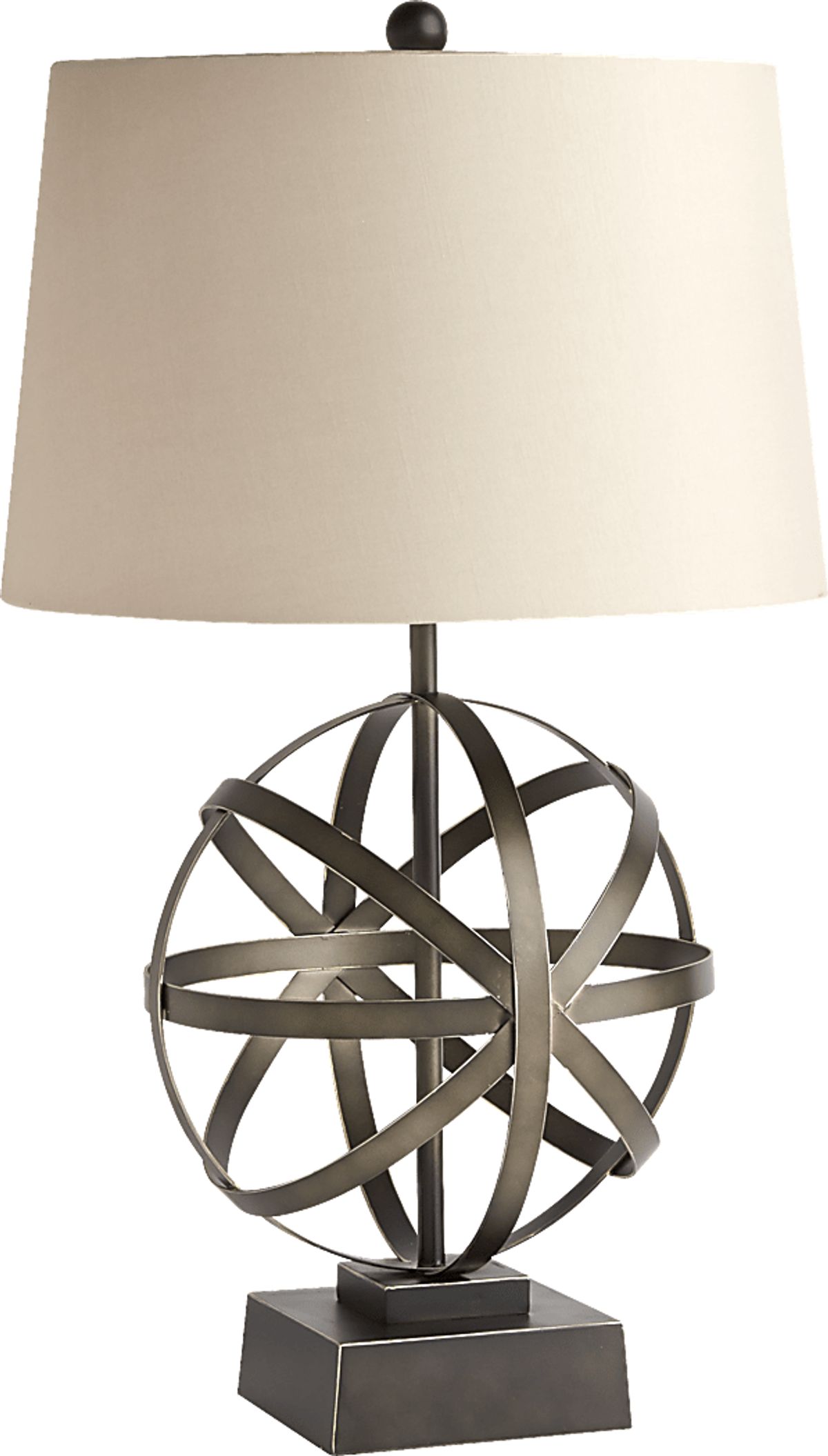 Spiral Atom Gray Lamp | Rooms to Go