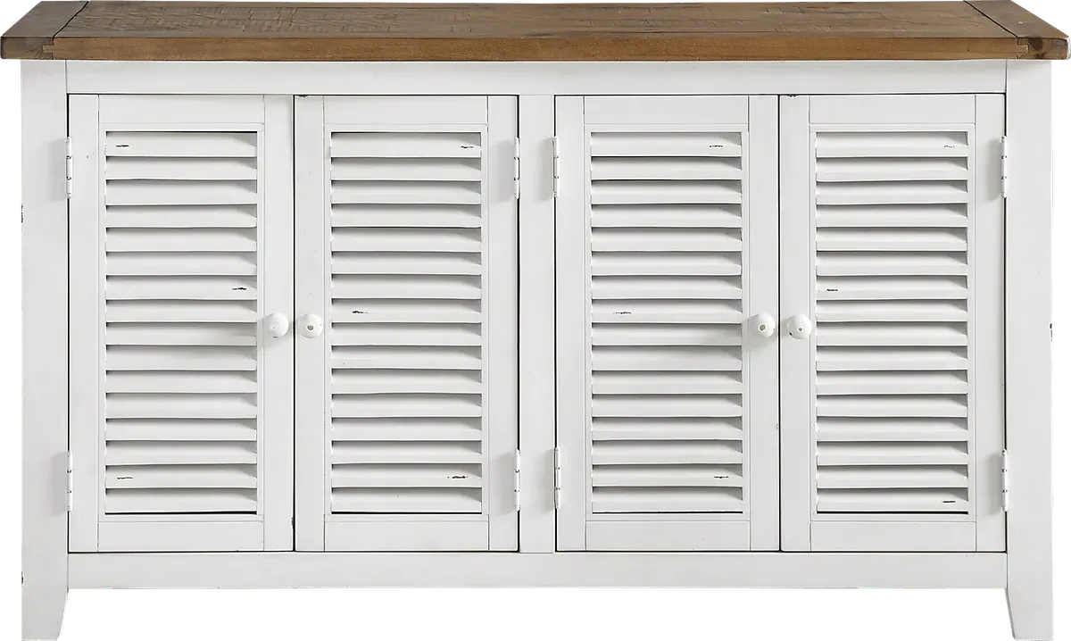 Spring Cottage White Colors,White Server | Rooms to Go
