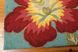 Spring Flowers Blue 8' x 10'6 Rug - Rooms To Go