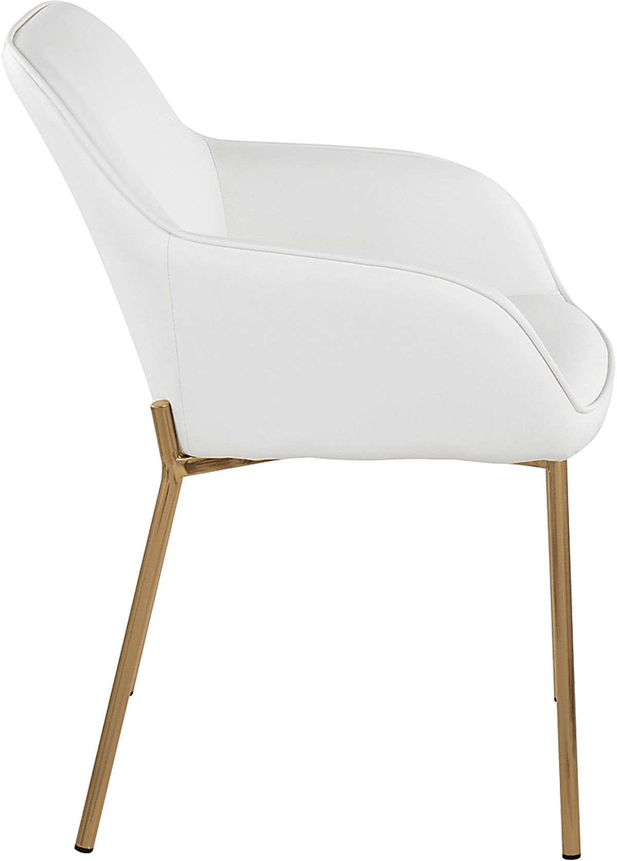 Springmire I White Polyurethane Fabric Arm Chair | Rooms to Go