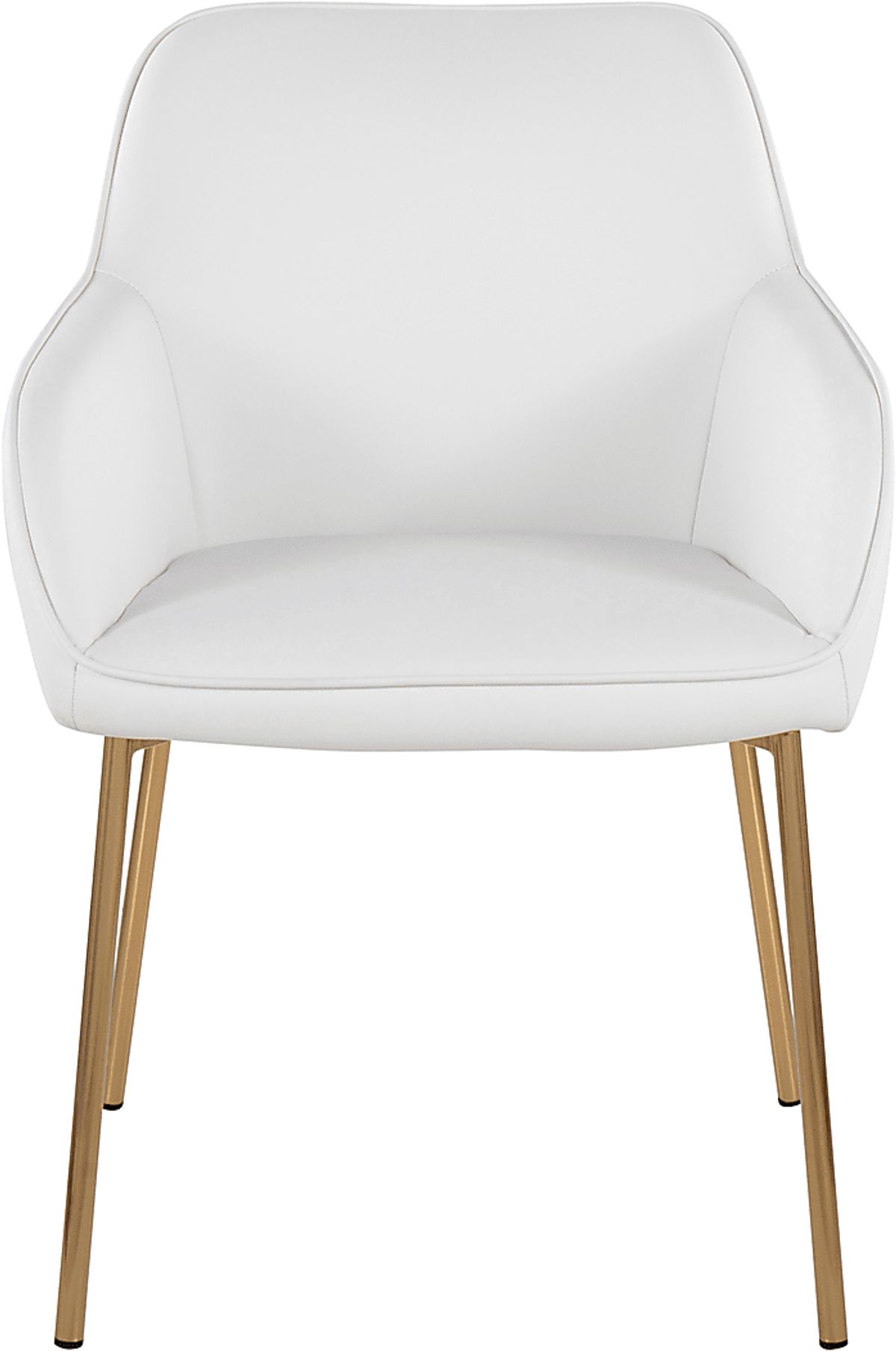 Springmire I White Polyurethane Fabric Arm Chair | Rooms to Go