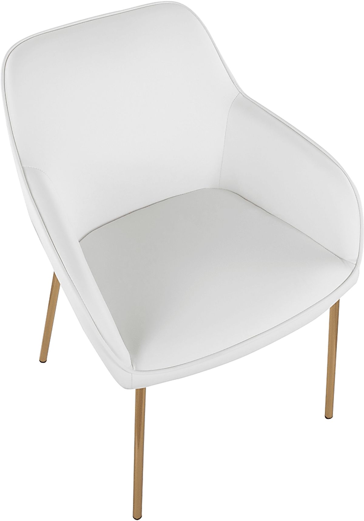 Springmire I White Polyurethane Fabric Arm Chair | Rooms to Go
