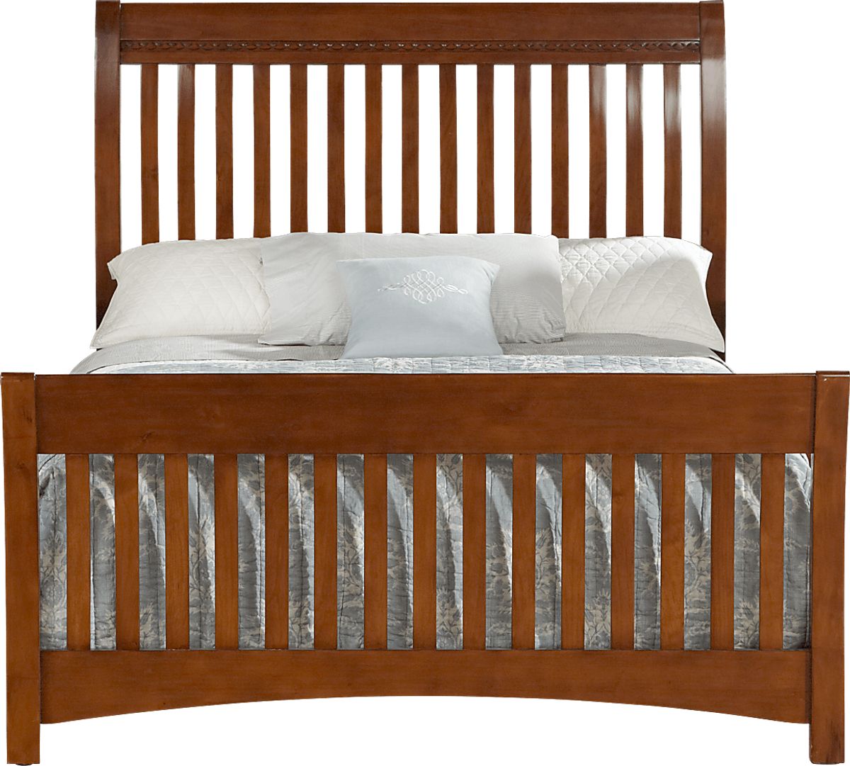 Spruce Creek Cherry 3 Pc King Sleigh Bed | Rooms to Go