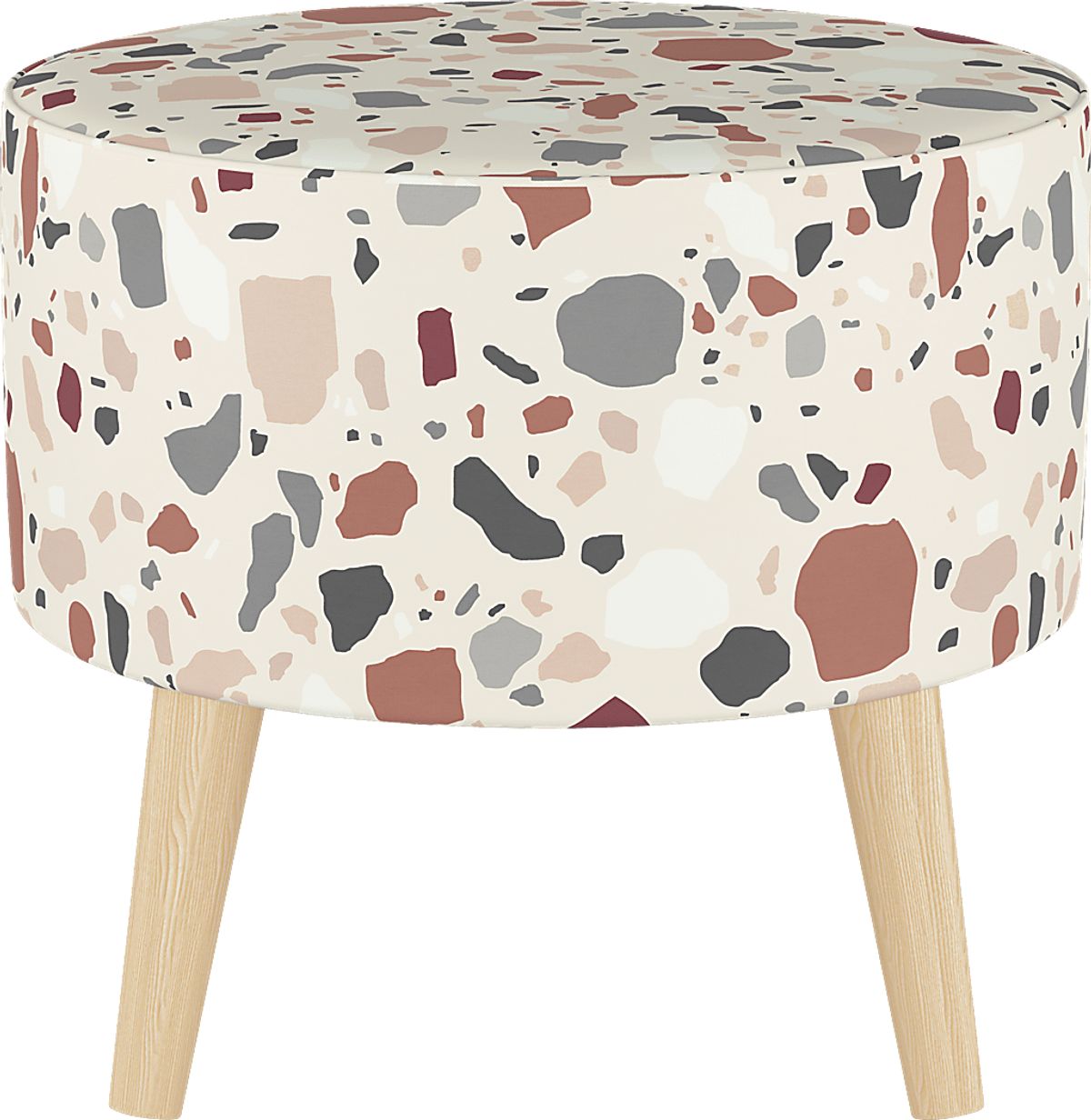 Sprucedale Linen Beige Cotton Fabric Ottoman | Rooms to Go