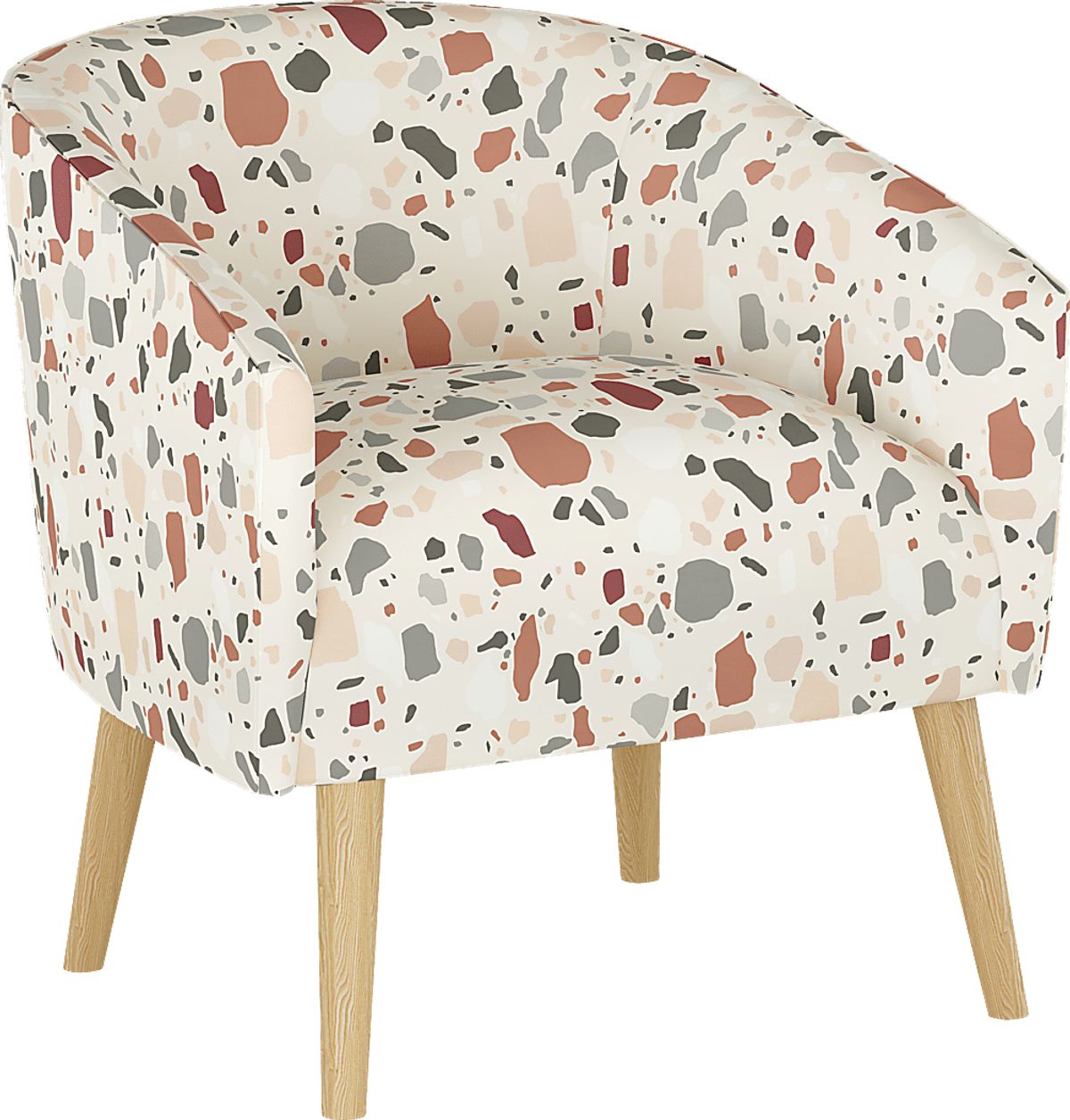 Sprucedale Rust Red Cotton Fabric Accent Chair | Rooms to Go