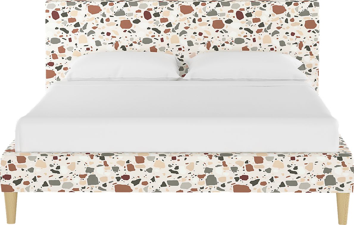 Sprucedale Rust Full Upholstered Bed - Rooms To Go