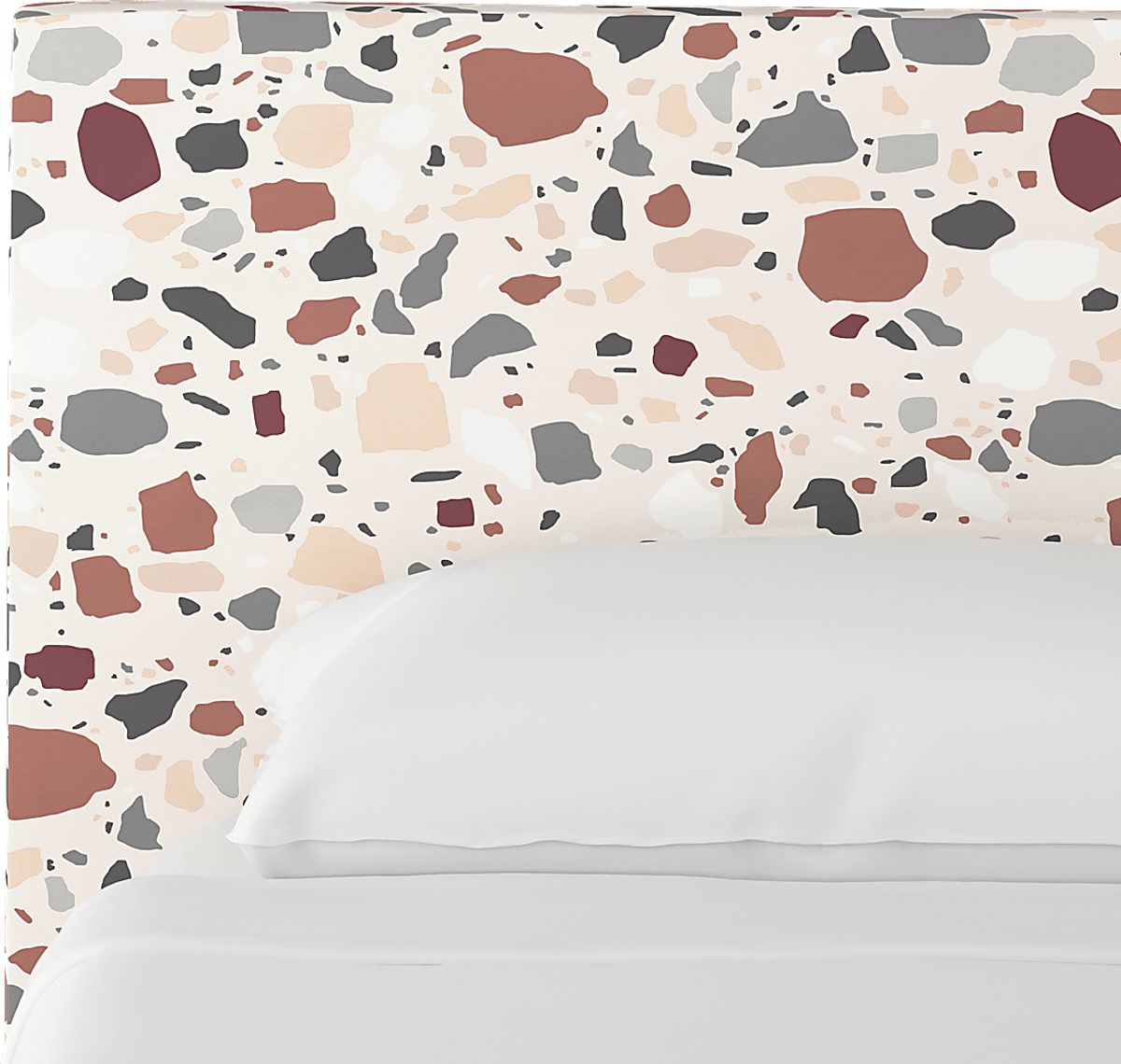Sprucedale Natural Light Wood Rust Red Cotton Fabric Twin Bed | Rooms to Go