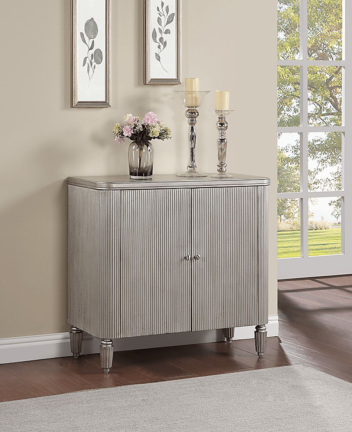 Staffwood Champagne Colors Accent Cabinet | Rooms to Go