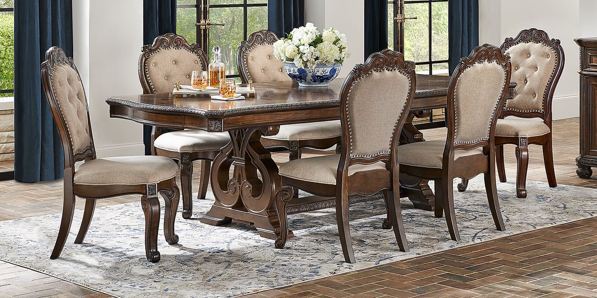 Stalton Estate Brown Dark Wood Dining Table | Rooms to Go