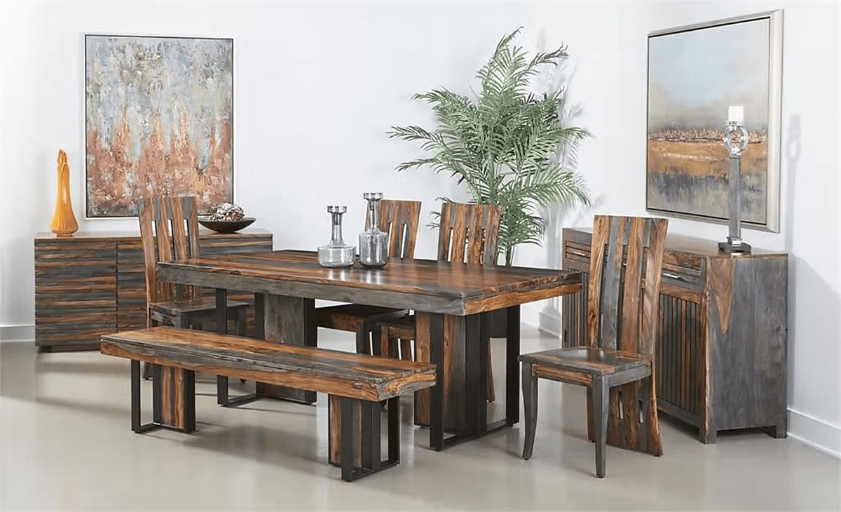 Stanhurst Brown Bench | Rooms to Go