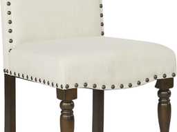 Stanton 5 Pc Dark Cherry Wood Ivory Brown Dining Room Set With Counter ...