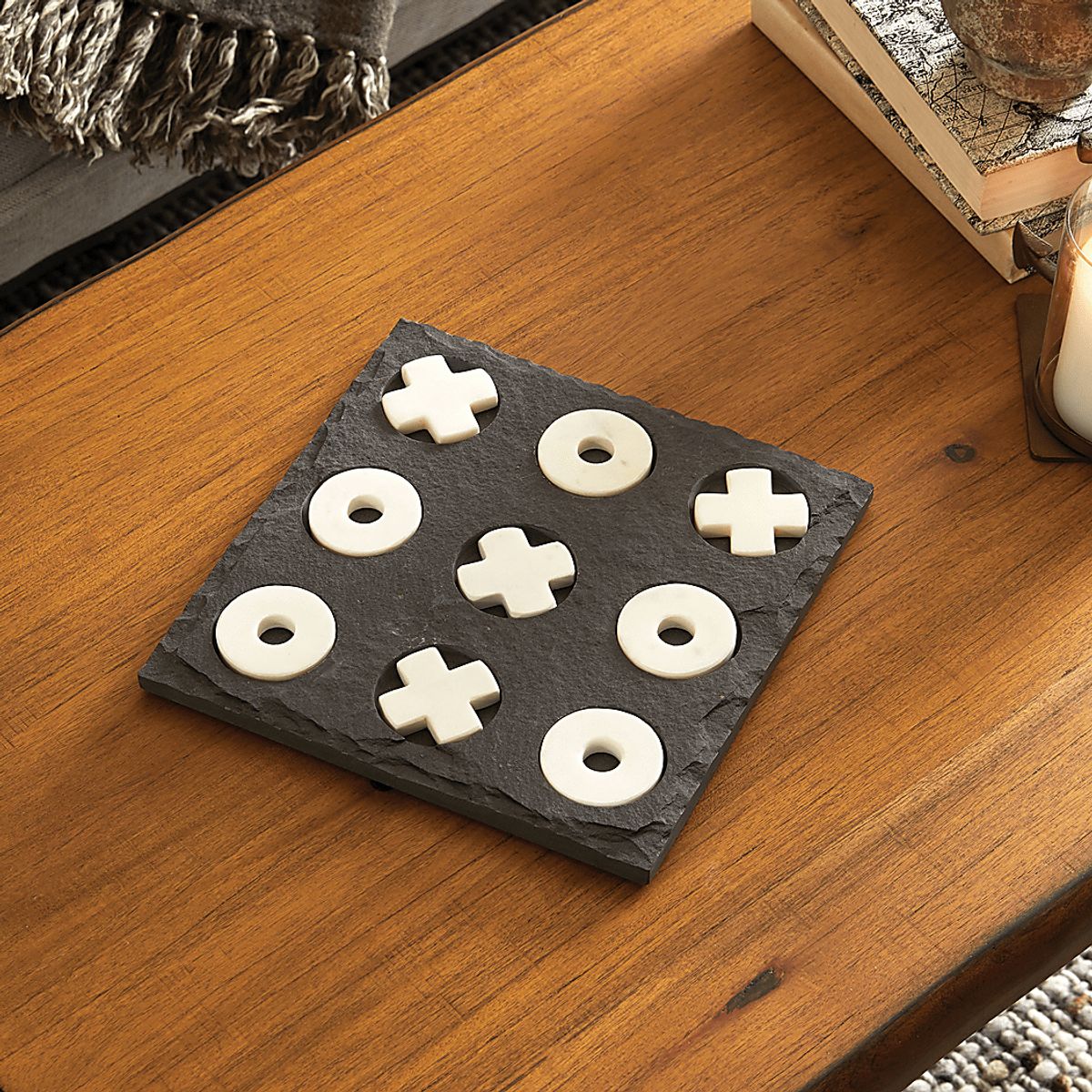 Stanwick Gray Tic Tac Board | Rooms to Go