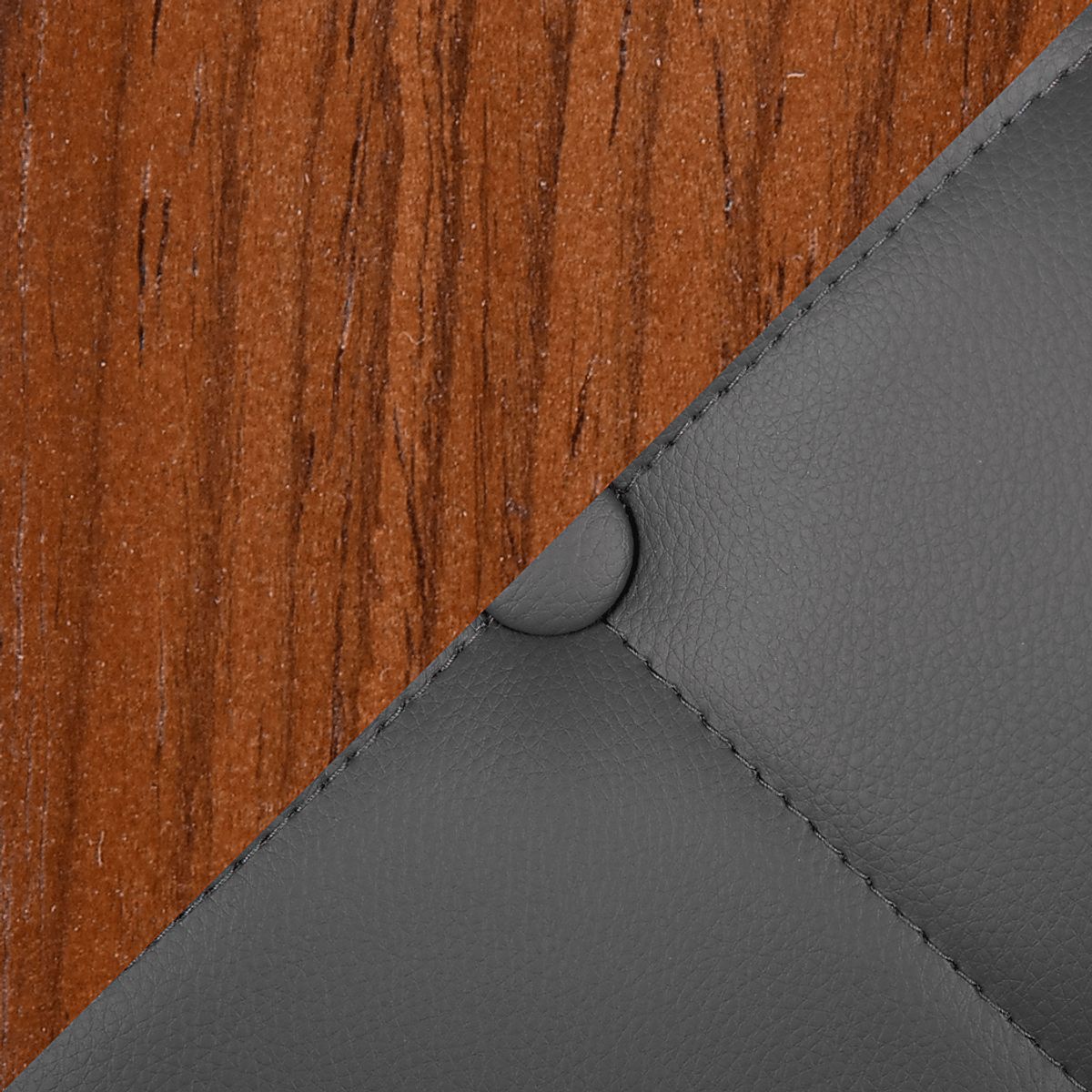 Stanyarne III Gray Polyurethane Fabric Dining Chair, Set Of 2 | Rooms to Go