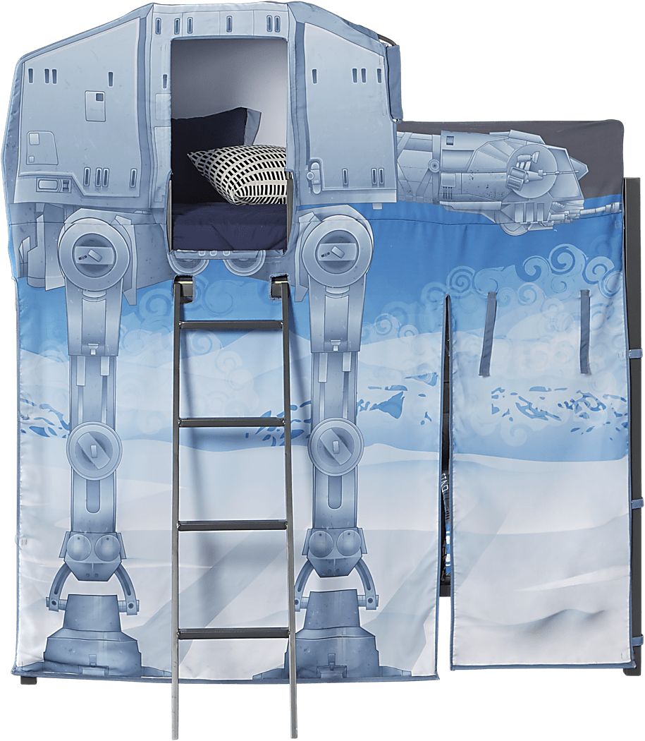 Disney Star Wars At-At Gray Twin/Twin Bunk Bed - Rooms To Go