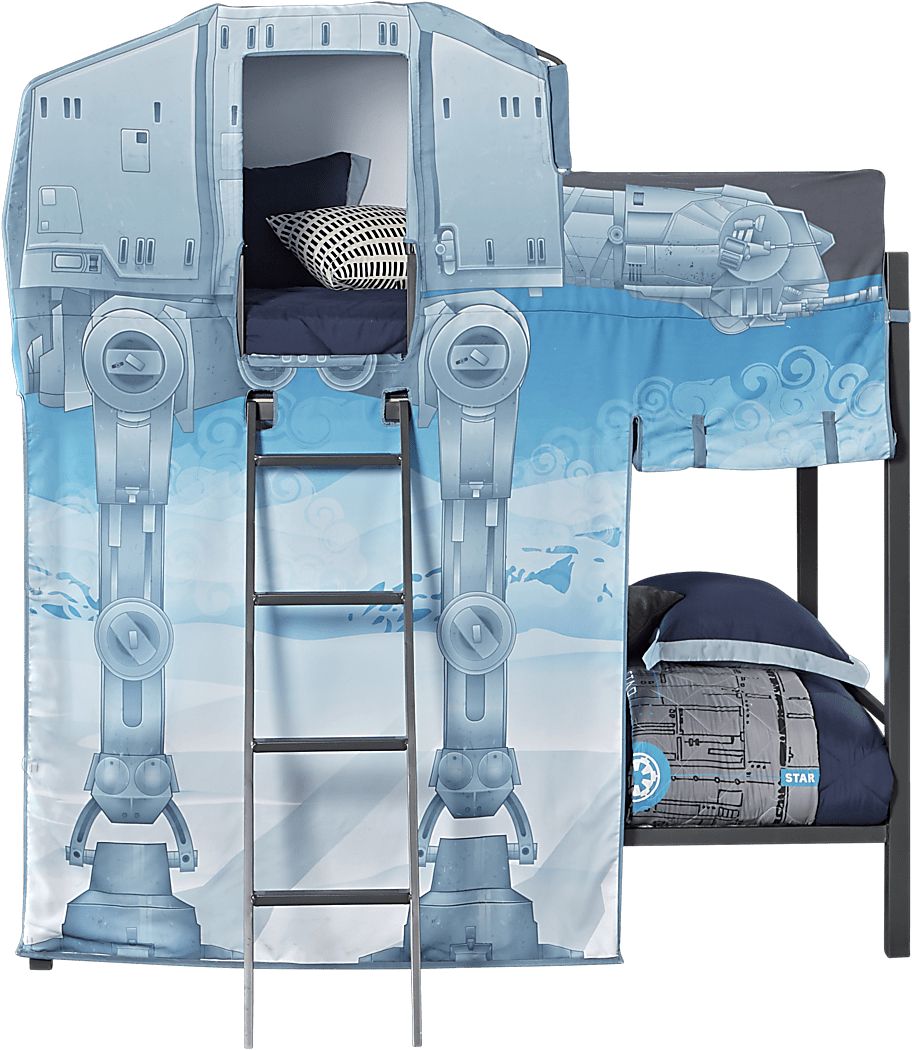 Disney Star Wars At-At Gray Twin/Twin Bunk Bed | Rooms to Go