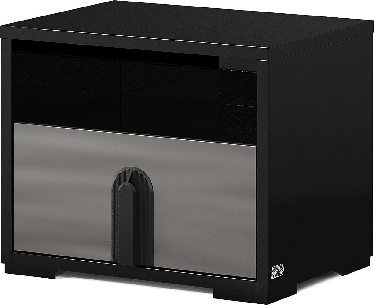 Star Wars Black Black,Colors Nightstand | Rooms to Go