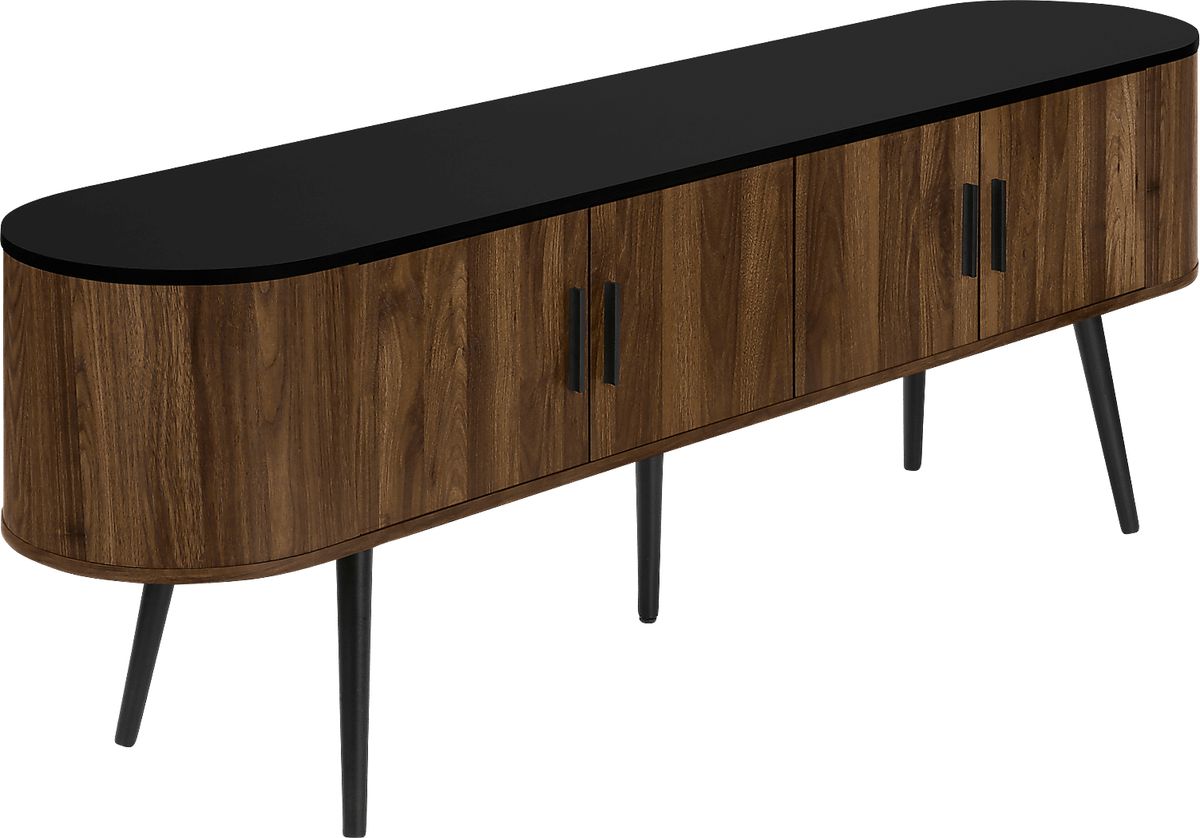 Starair Black,Brown Black,Colors,Dark Wood 71" Console | Rooms to Go