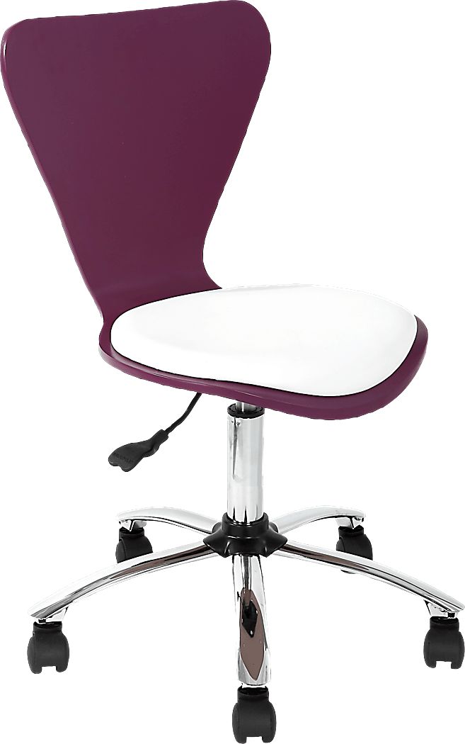 Starburst Purple Red Desk Chair | Rooms to Go