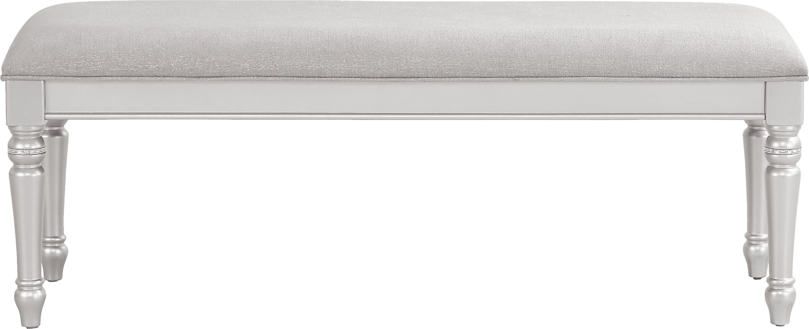 Starlet Lane Silver Gray Bench | Rooms to Go