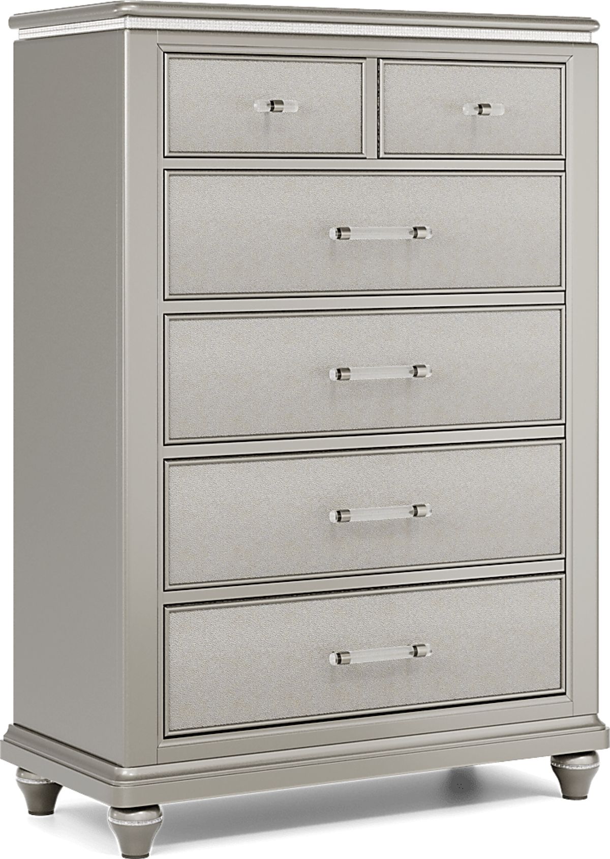 Starlet Lane Silver Gray Chest | Rooms to Go