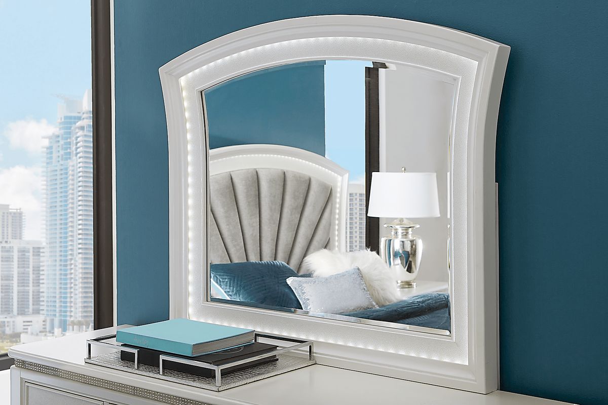 Starlet Lane 5 Pc White Colors,White King Bedroom Set With 3 Pc King ...