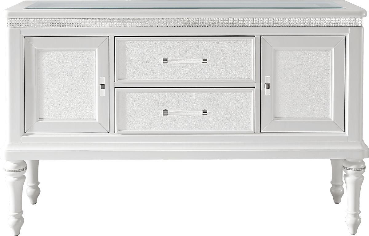 Starlet Lane White Colors,White Server | Rooms to Go