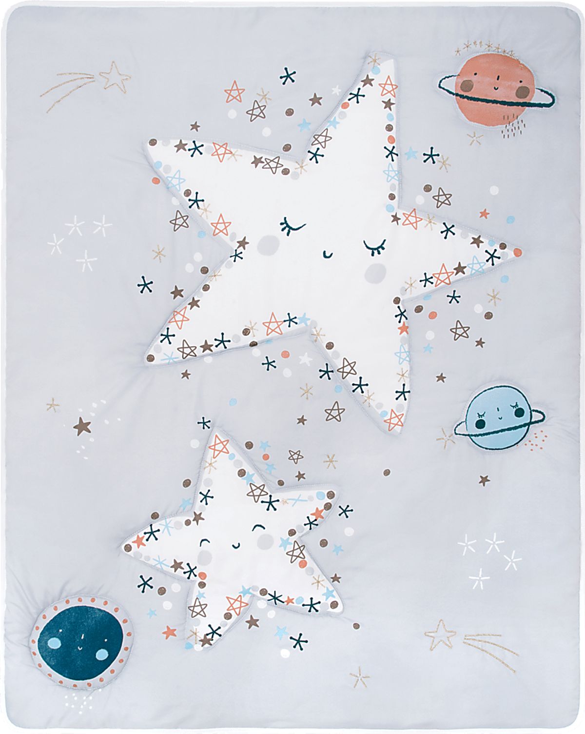 Starlit Dreams Gray Bedding Set | Rooms to Go