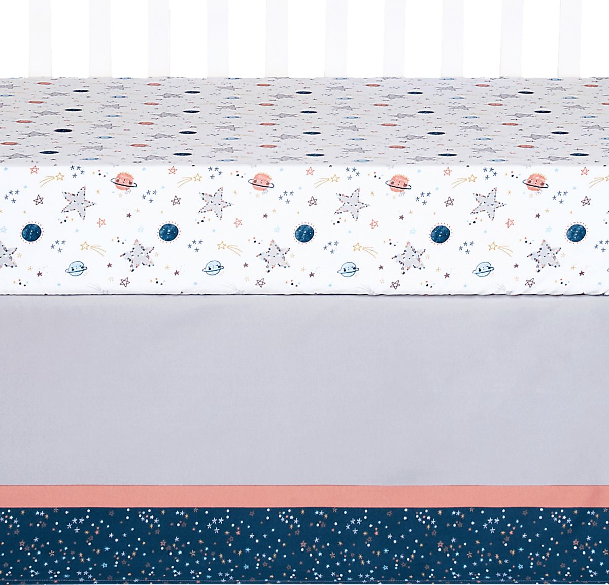 Starlit Dreams Gray Bedding Set | Rooms to Go