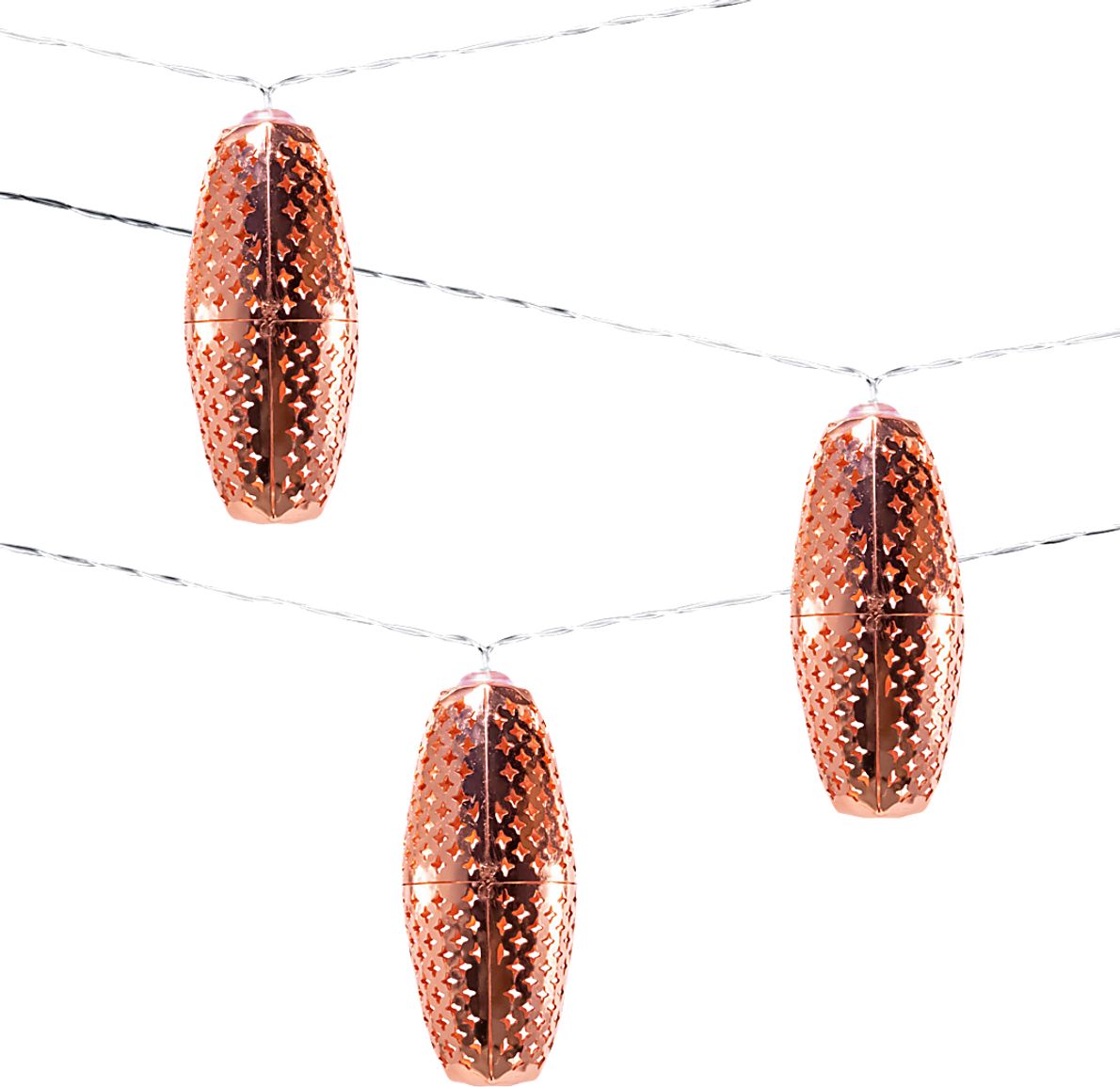 Starry Notes Copper Outdoor Solar String Lights - Rooms To Go