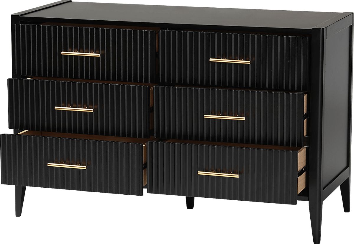 Steagall Black Dresser | Rooms to Go