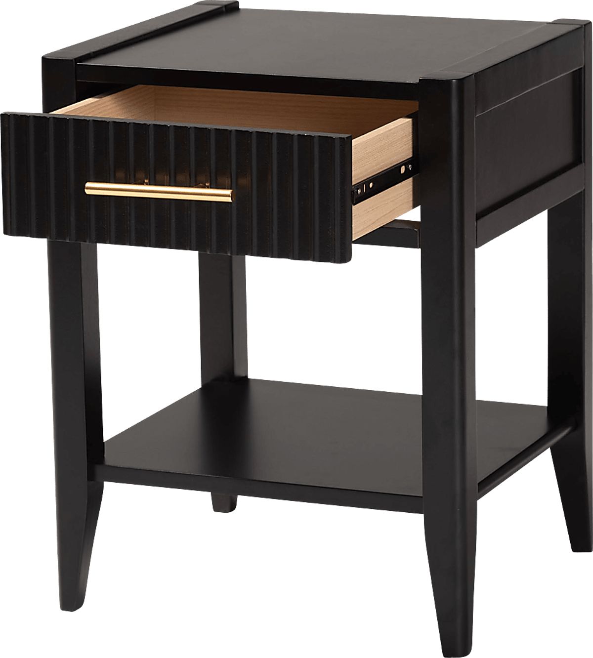 Steagall Black Nightstand | Rooms to Go