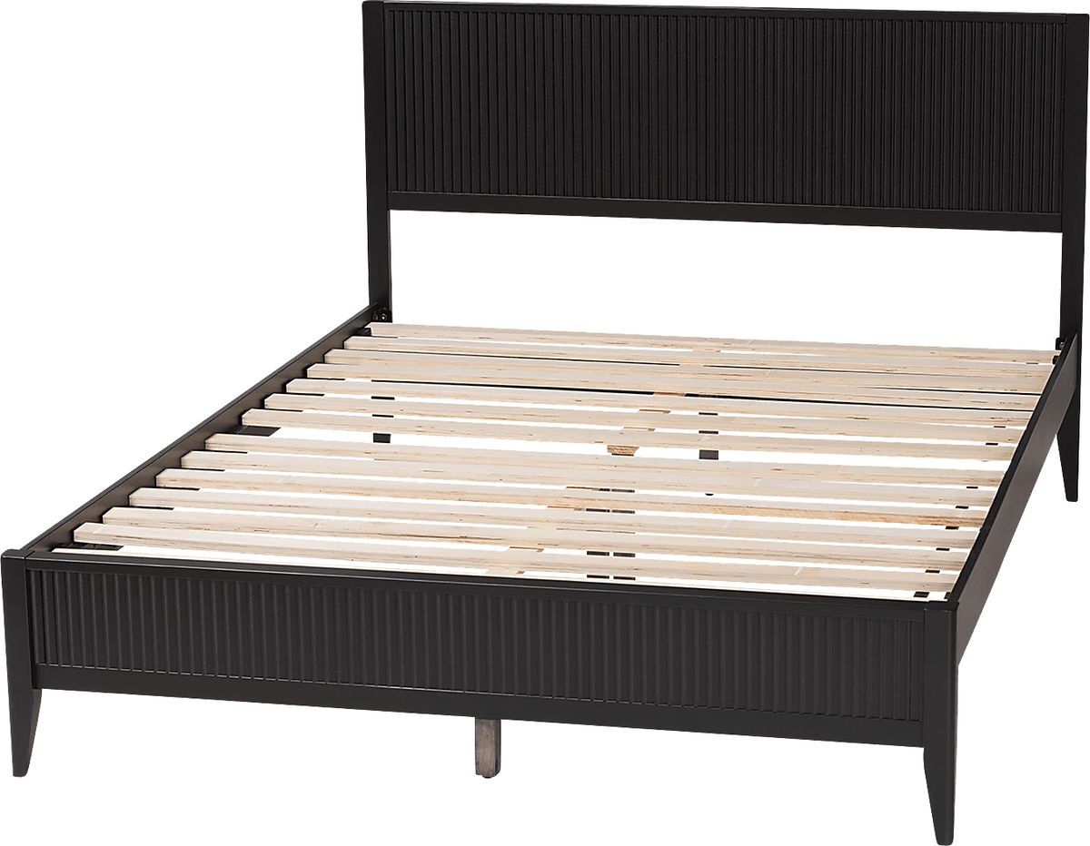 Steagall Black Queen Bed | Rooms to Go