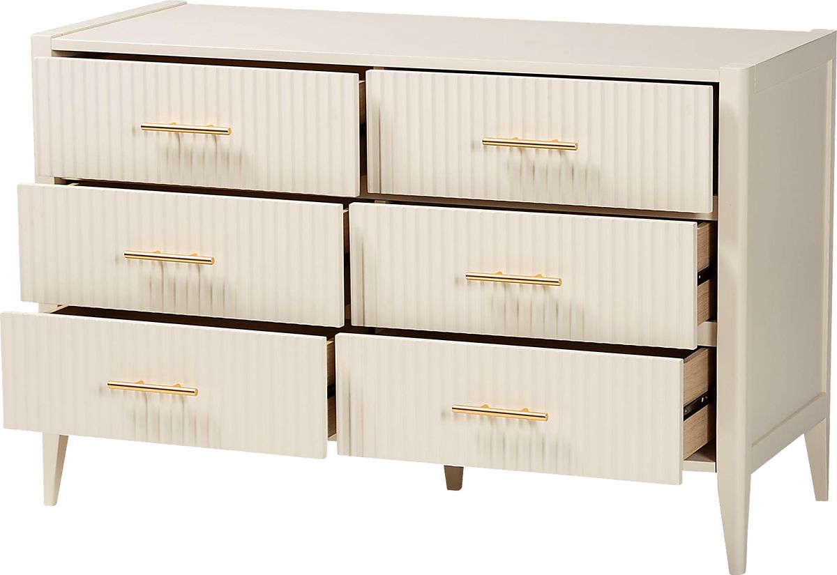 Steagall Ivory Beige Dresser | Rooms to Go