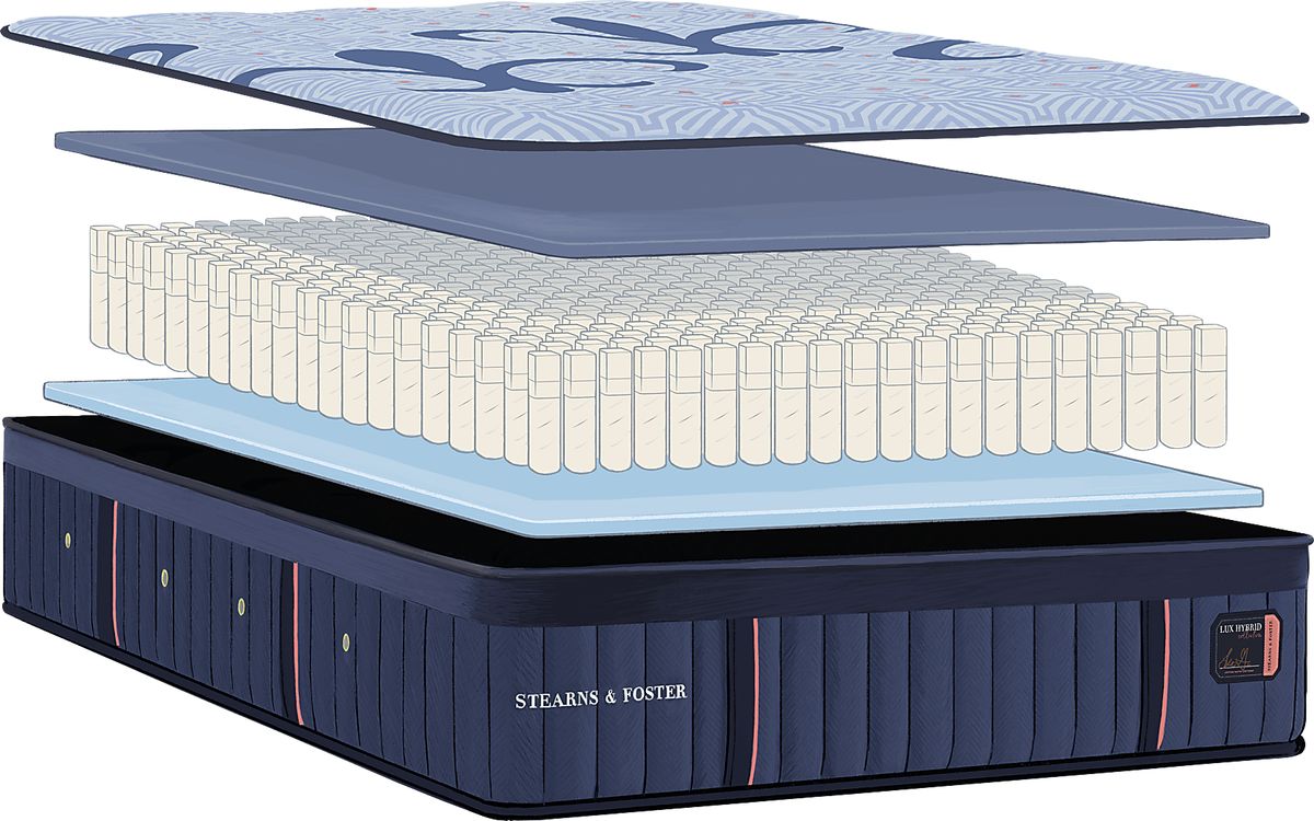 Stearns And Foster Lux Hybrid Soft King Mattress | Rooms to Go