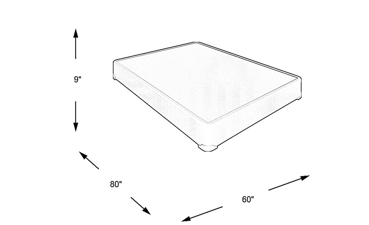 Stearns And Foster Box Spring Queen High Profile Foundation | Rooms to Go