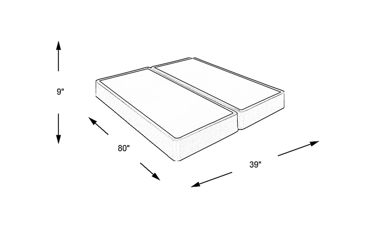 Stearns And Foster Box Spring Twin XL Foundation | Rooms to Go
