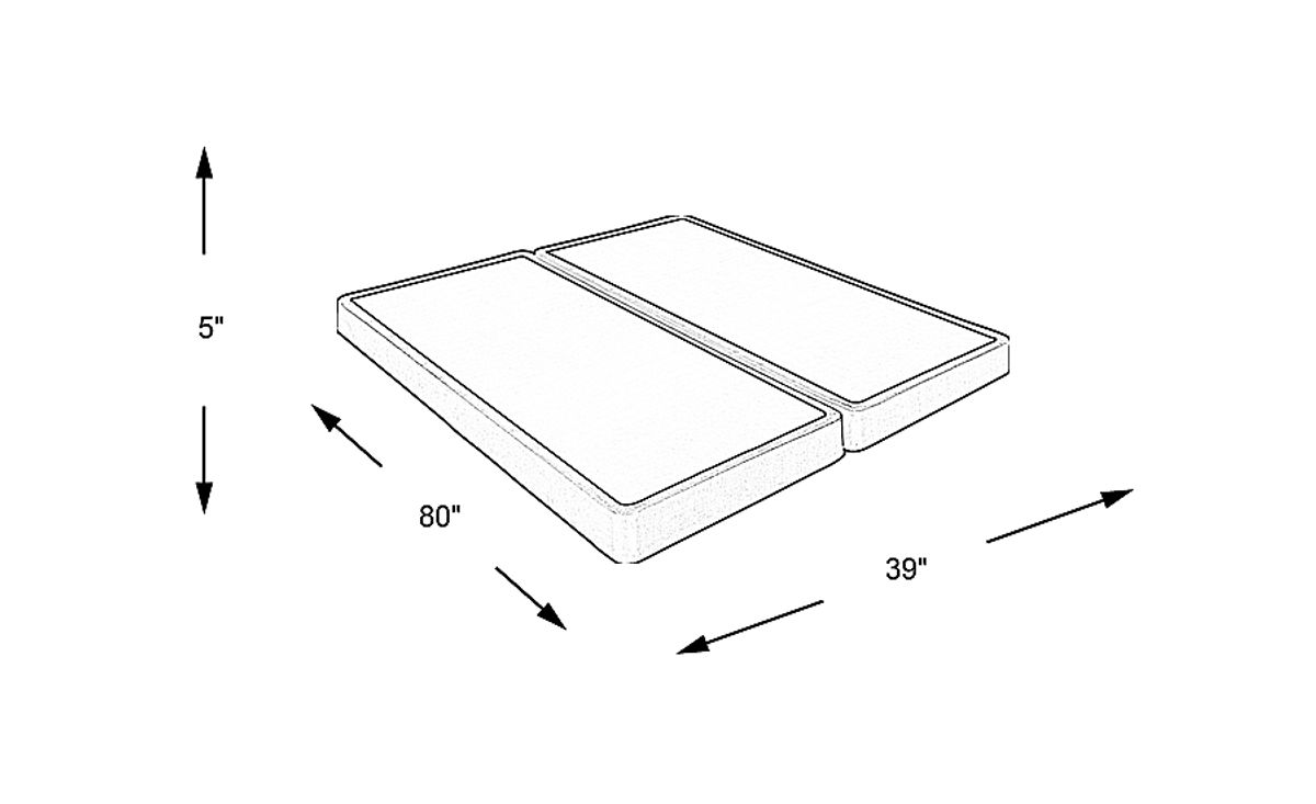 Stearns And Foster Box Spring Twin XL Foundation | Rooms to Go