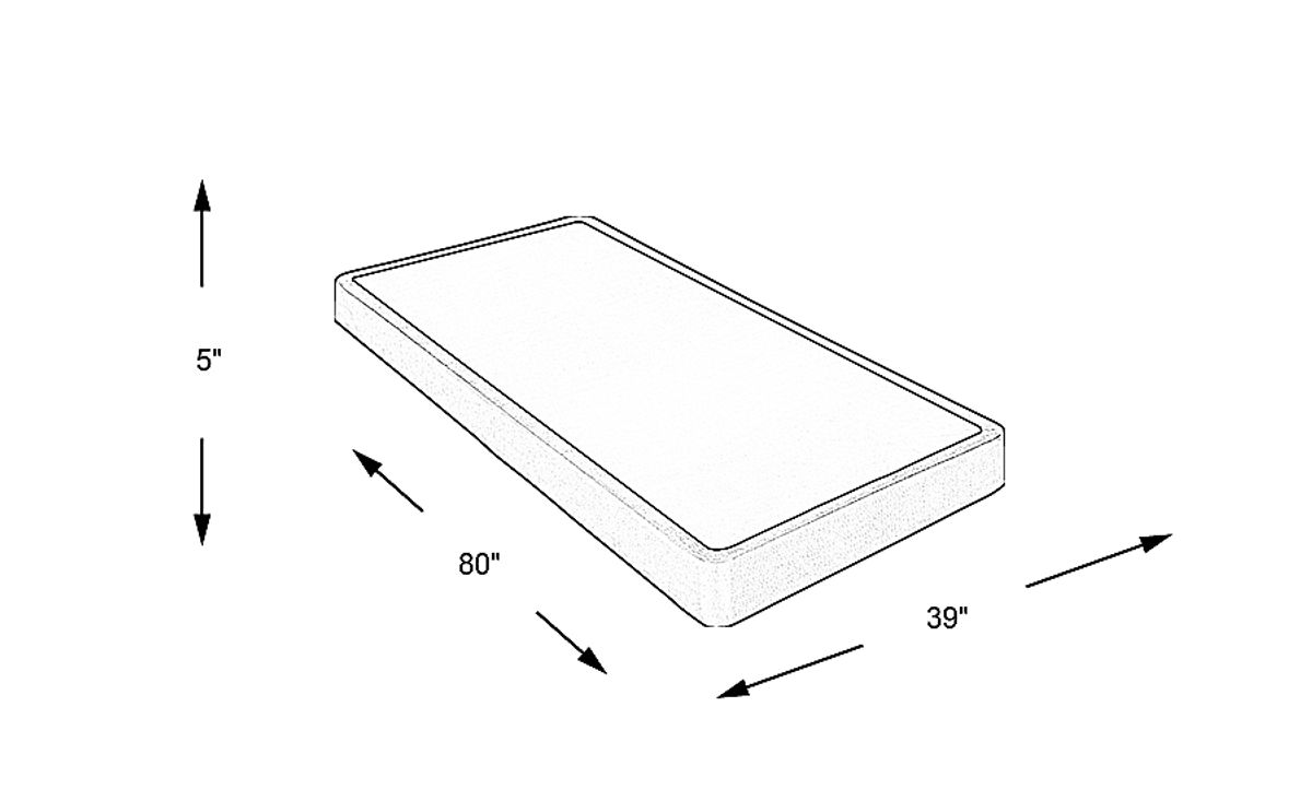 Stearns And Foster Box Spring Twin XL Foundation | Rooms to Go